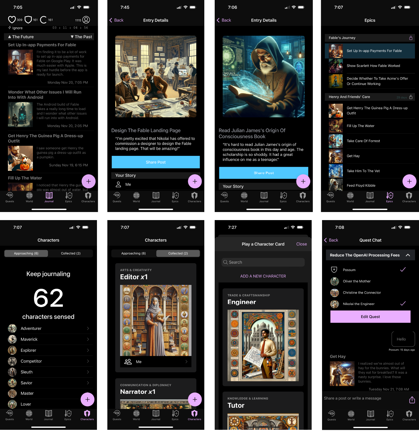 Fable: illustrated journal and life-story companion